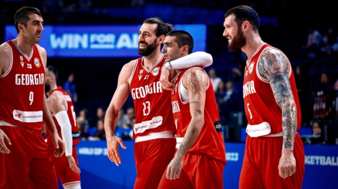 The Georgian basketball team to hold its second match at the World ...