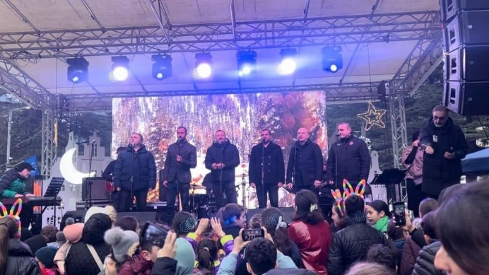 Tsageri hosts the New Year event | Rustavi2